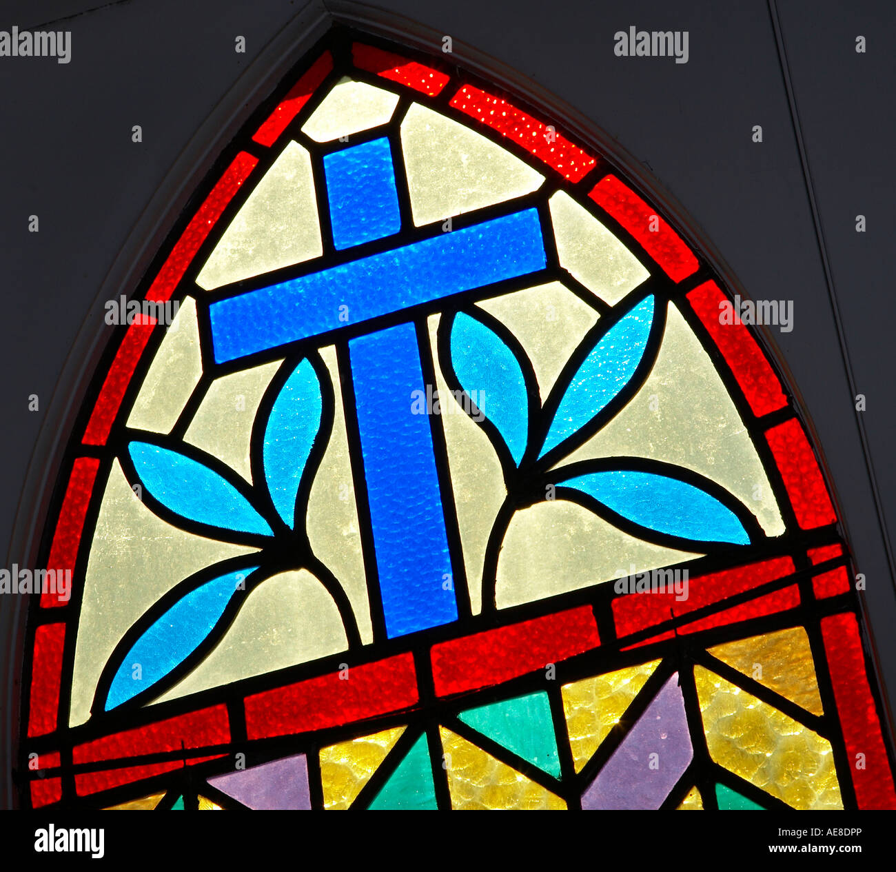 Modern stain glass window hi-res stock photography and images - Alamy