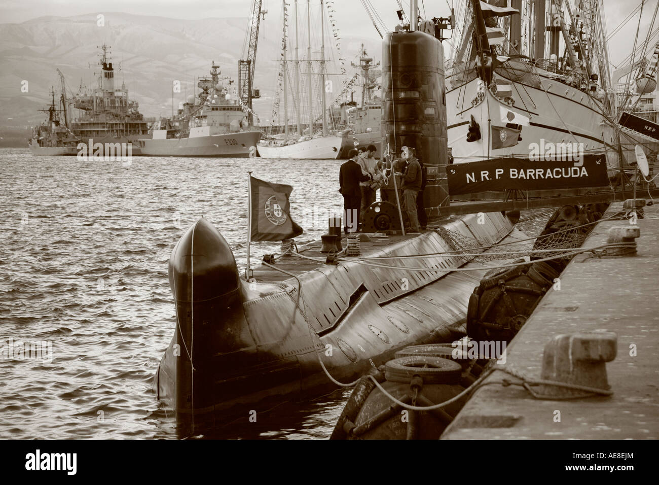 Portuguese Navy submarine N R P Barracuda Stock Photo - Alamy