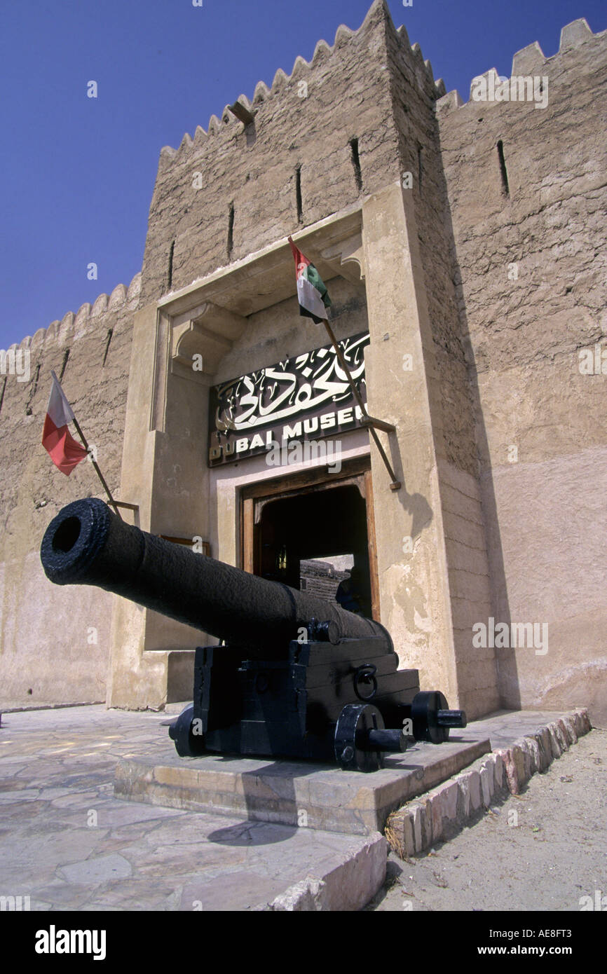Canon at Dubai Museum Stock Photo - Alamy