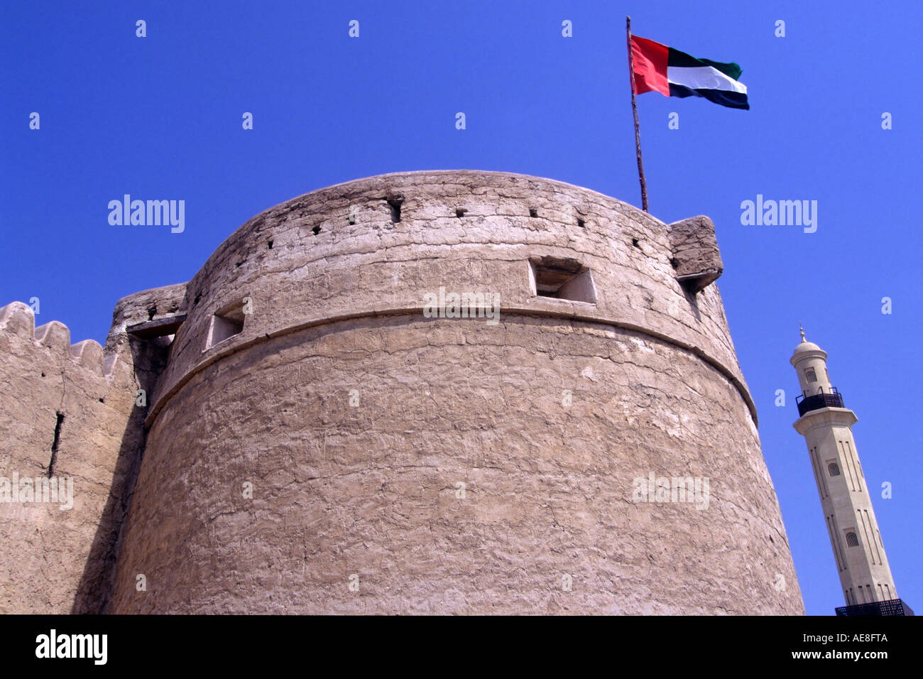 Exterior of Dubai Fort and Museum Stock Photo - Alamy