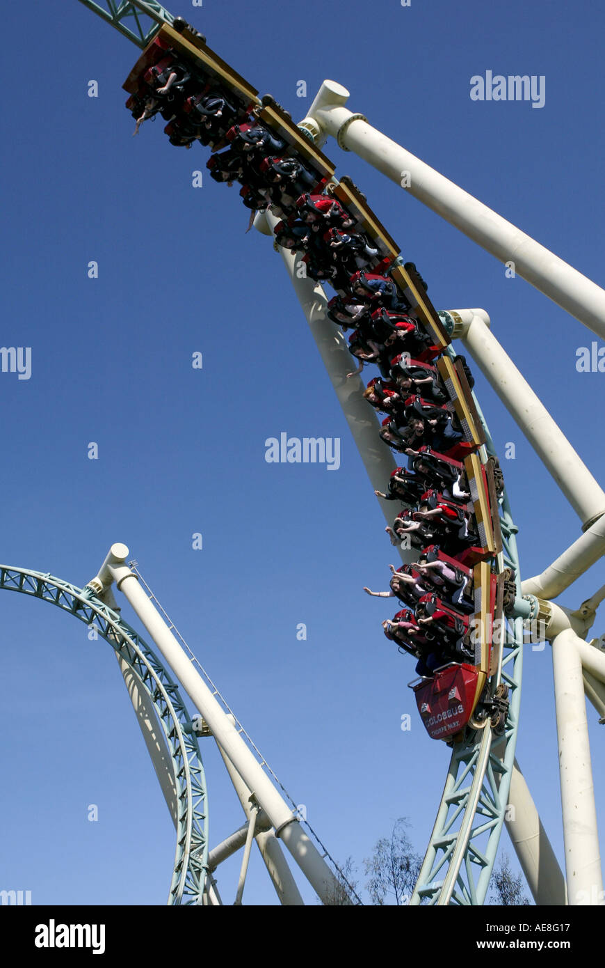 Thorpe park colossus hi-res stock photography and images - Alamy