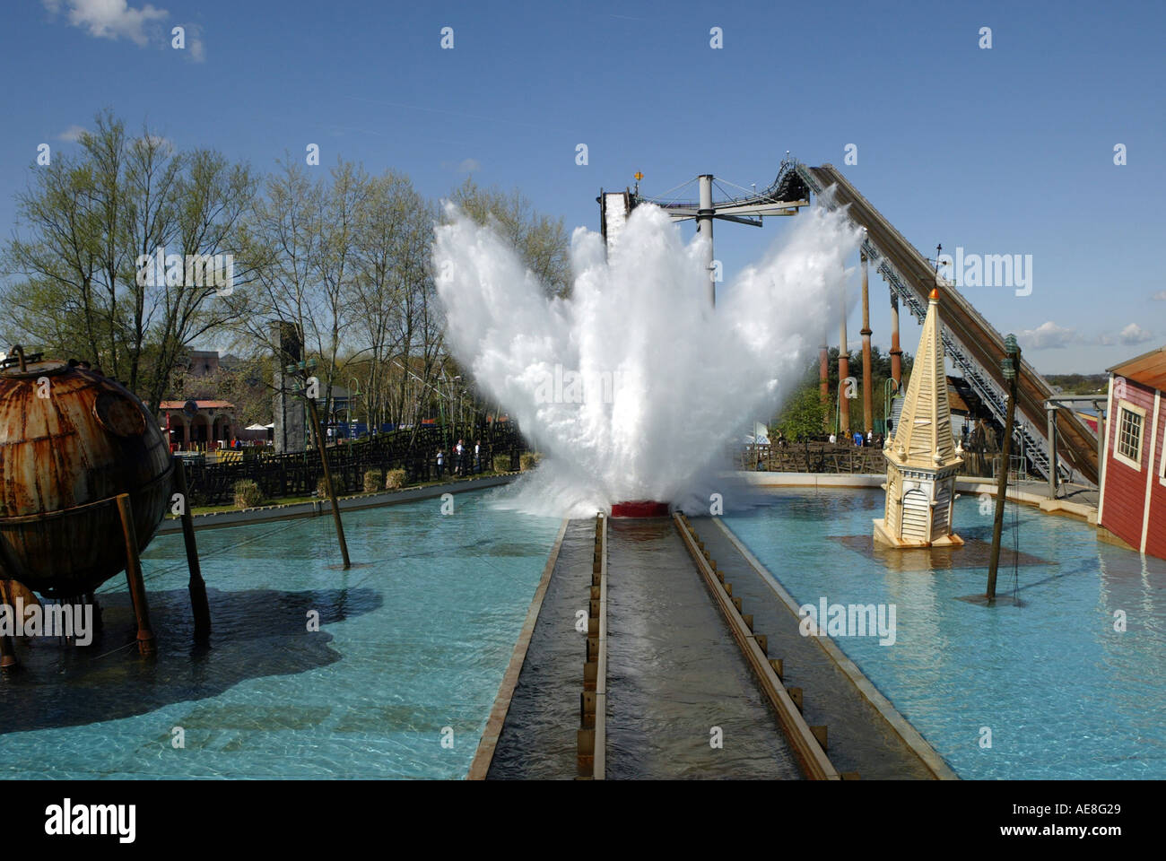 Tidal Wave attraction at Thorpe Park near London, Surrey, United ...