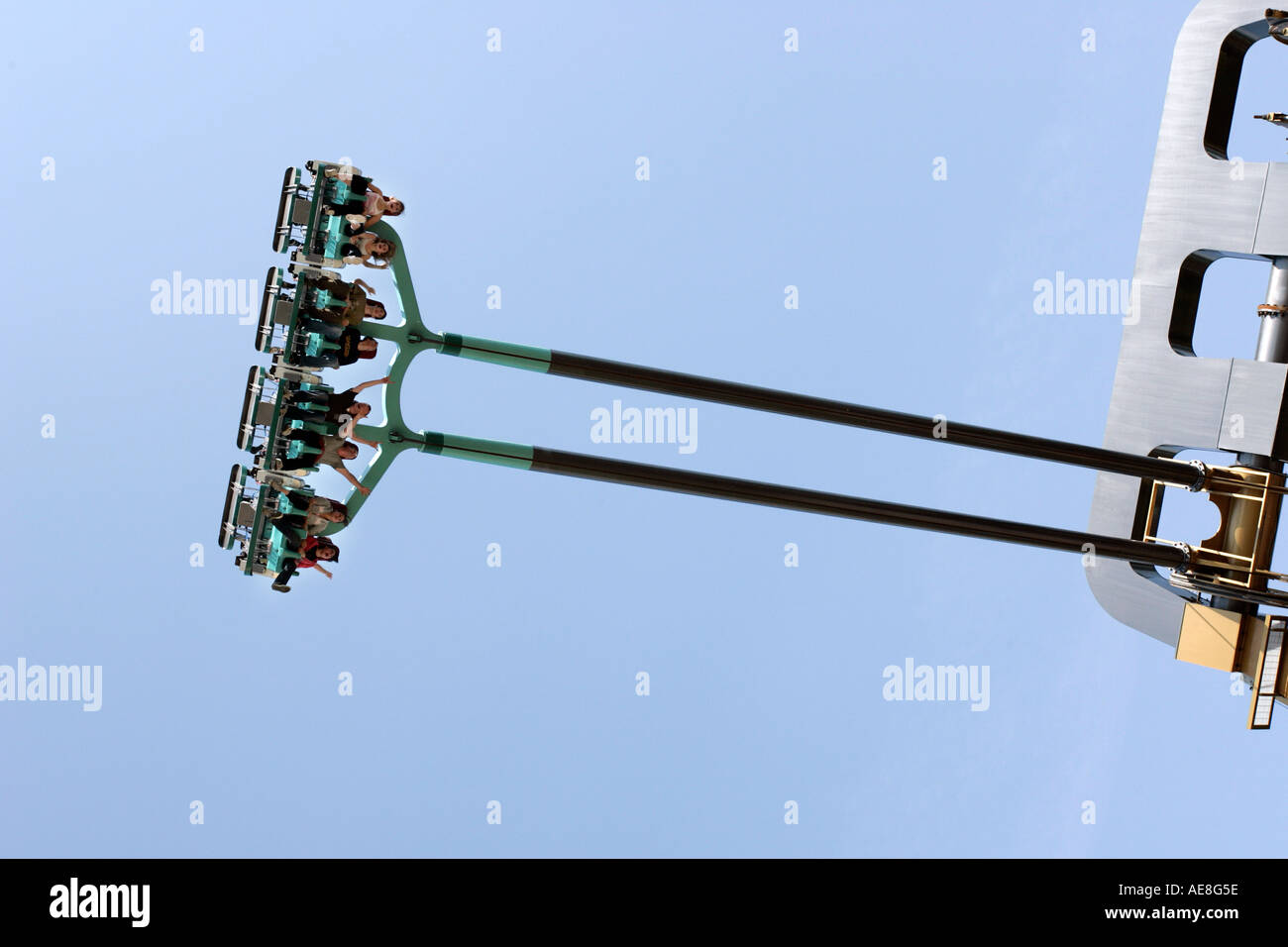 Rush ride at Thorpe Park, Surrey, UK Stock Photo - Alamy