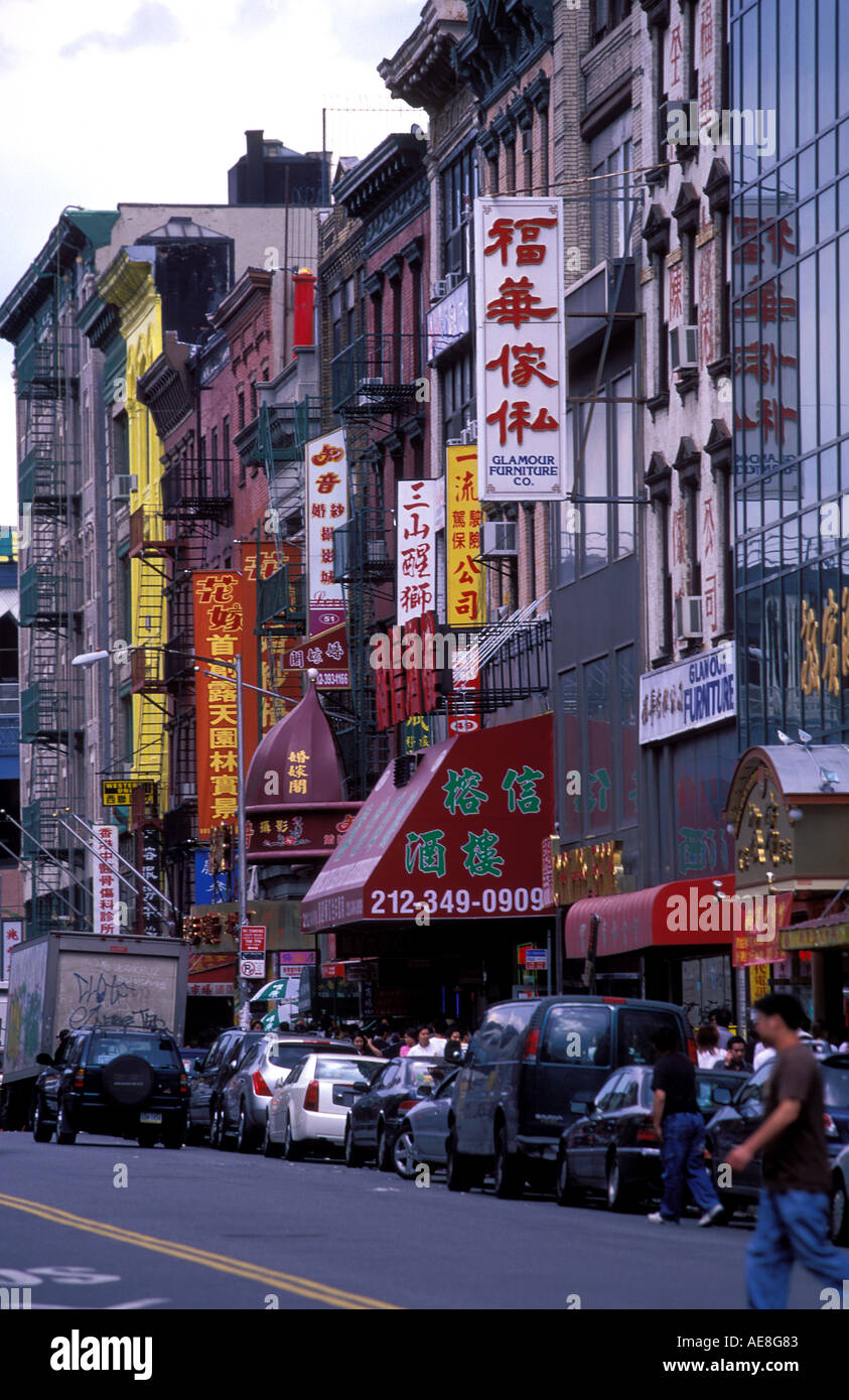 China Town Manhattan New York USA Stock Photo - Alamy