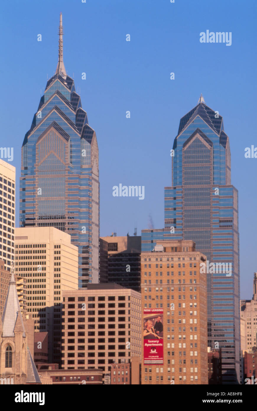 Downtown Philadelphia USA Stock Photo - Alamy