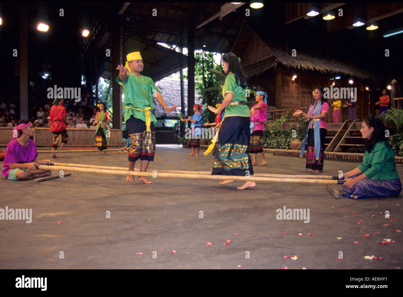 Traditional bamboo dance hi-res stock photography and images - Alamy