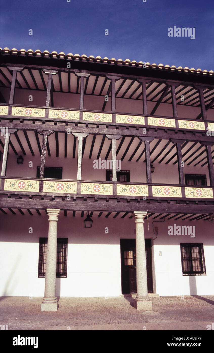 Plaza Mayor Tembleque Castile La Mancha Spain Stock Photo - Alamy