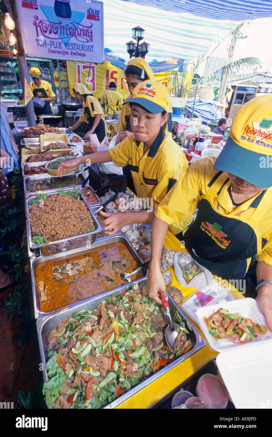 Thai fast food restaurant Chattuchak Weekend Market Bangkok Thailand ...