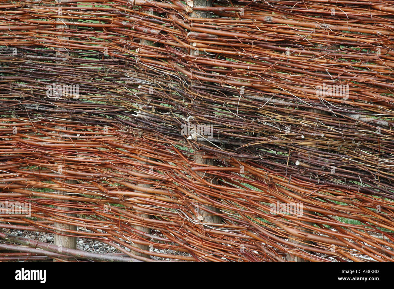 Interwoven fence hi-res stock photography and images - Alamy