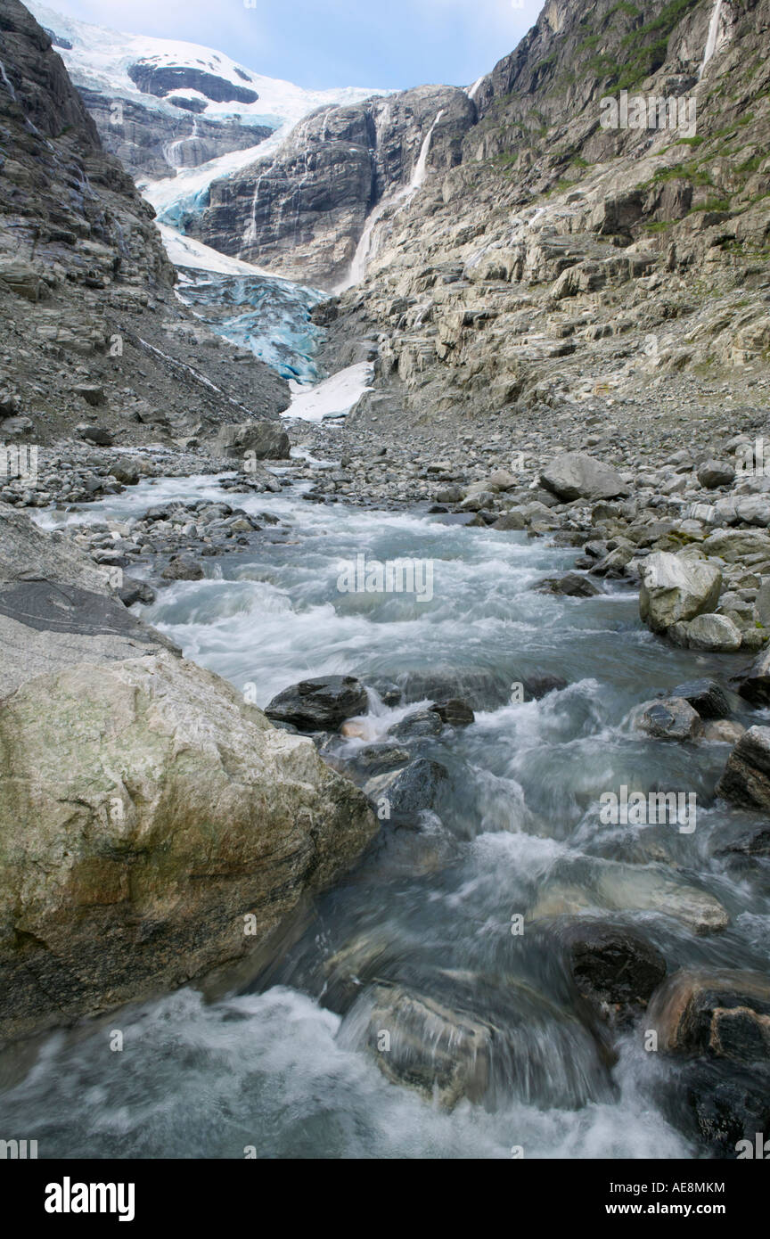 Kjenndalsbreen glacier loen norway hi-res stock photography and images ...