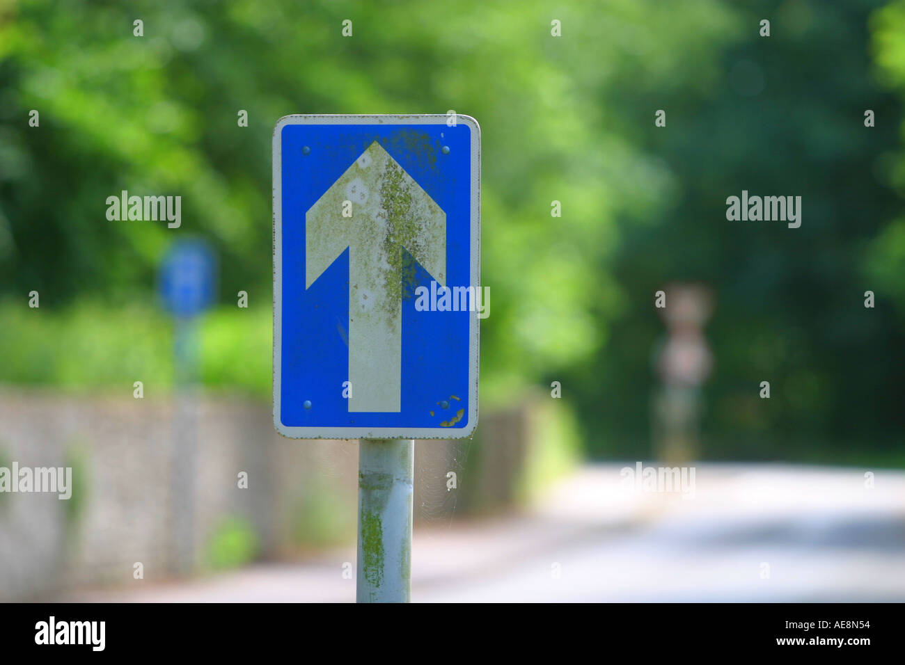 One way street signs Stock Photo - Alamy