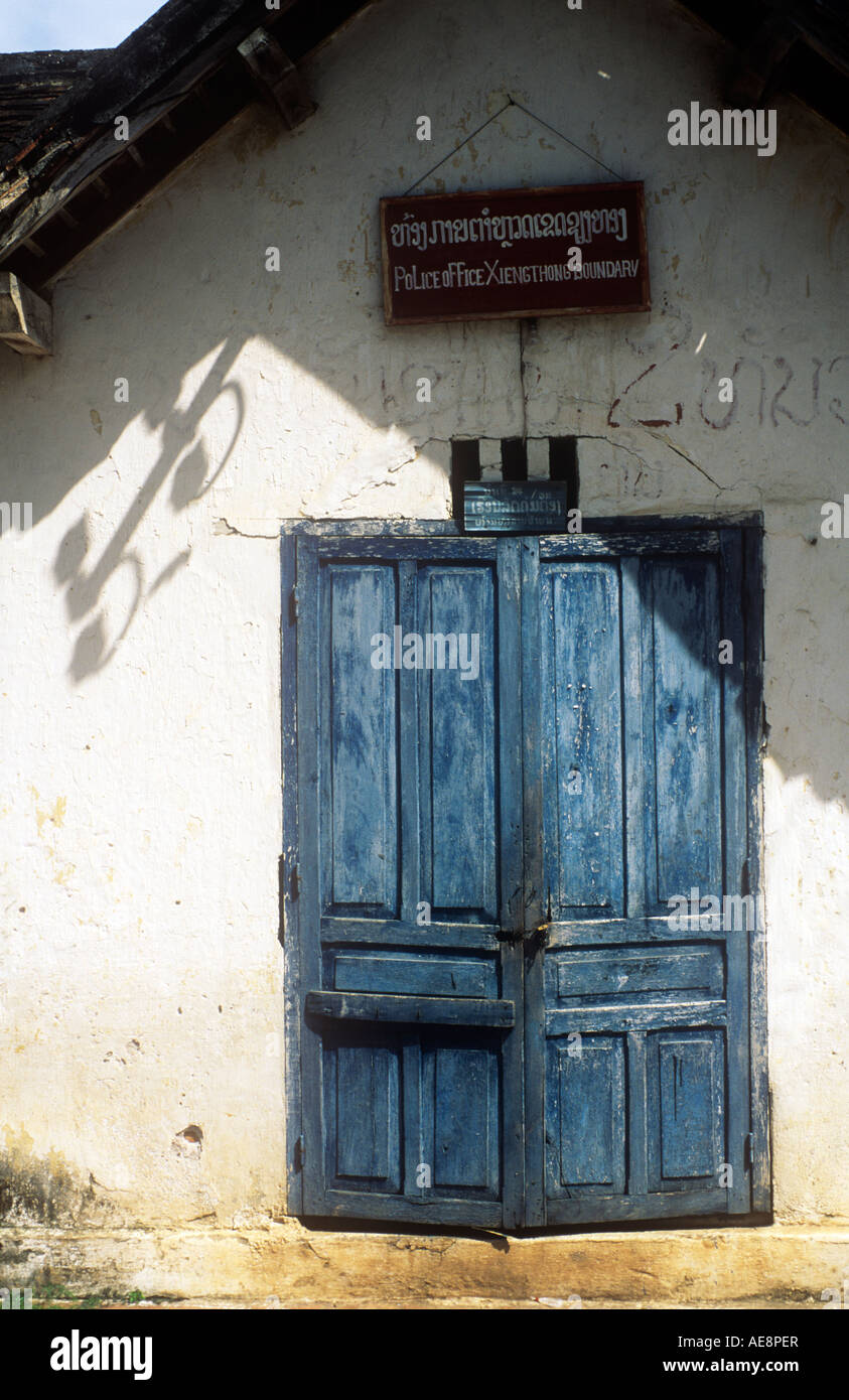 Wooden doors, Luang Prabang, Laos Stock Photo - Alamy