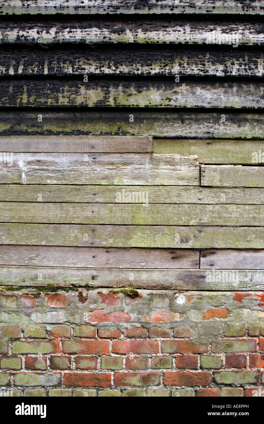 Wall of old Farm Building Stock Photo - Alamy