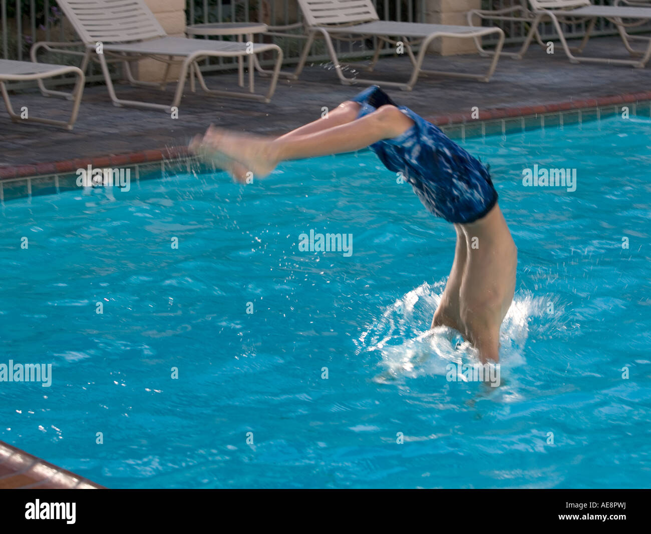 Diving headfirst hi-res stock photography and images - Alamy