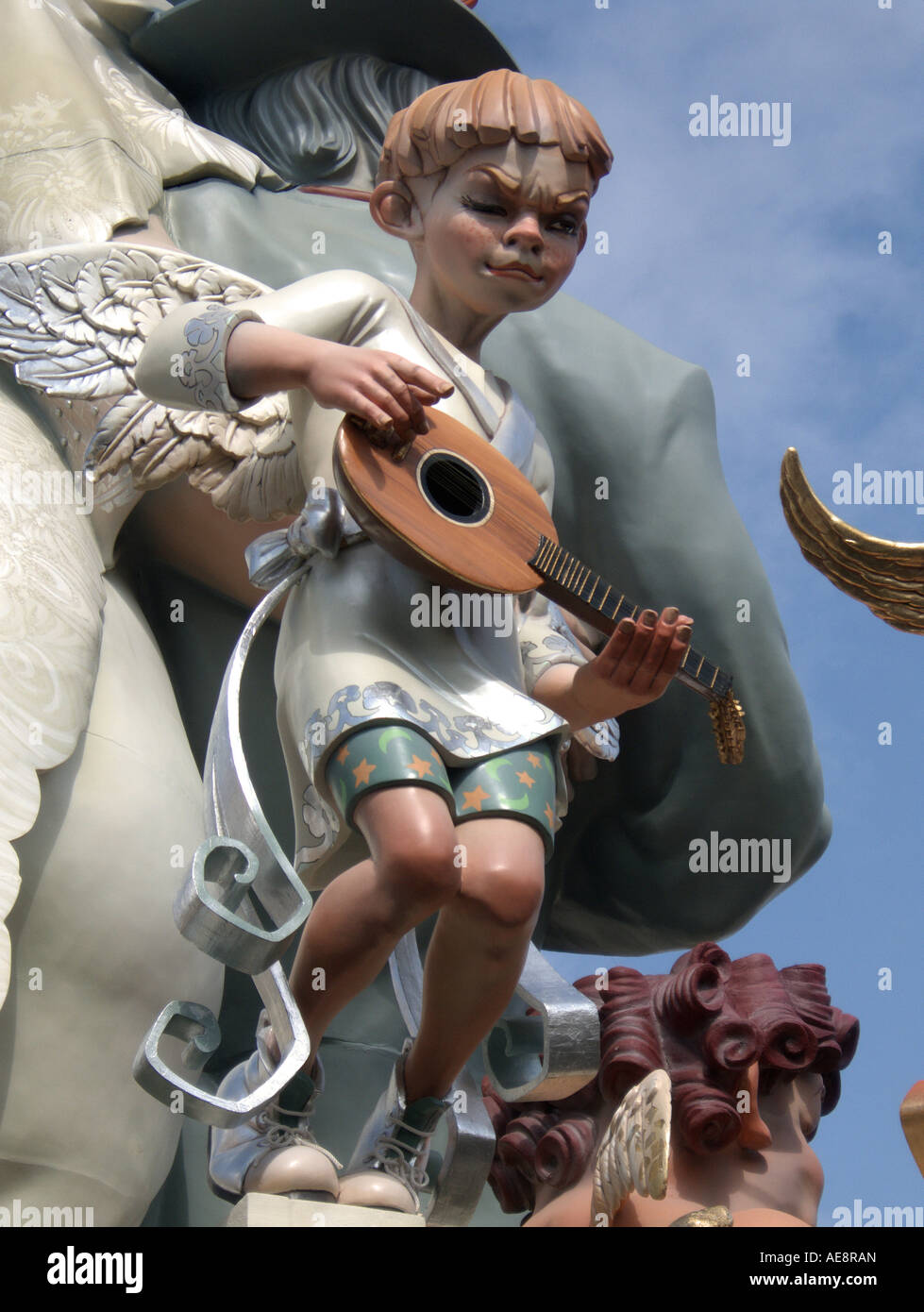 Detail of "Ninot". Las Fallas. Valencia. Spain Stock Photo - Alamy