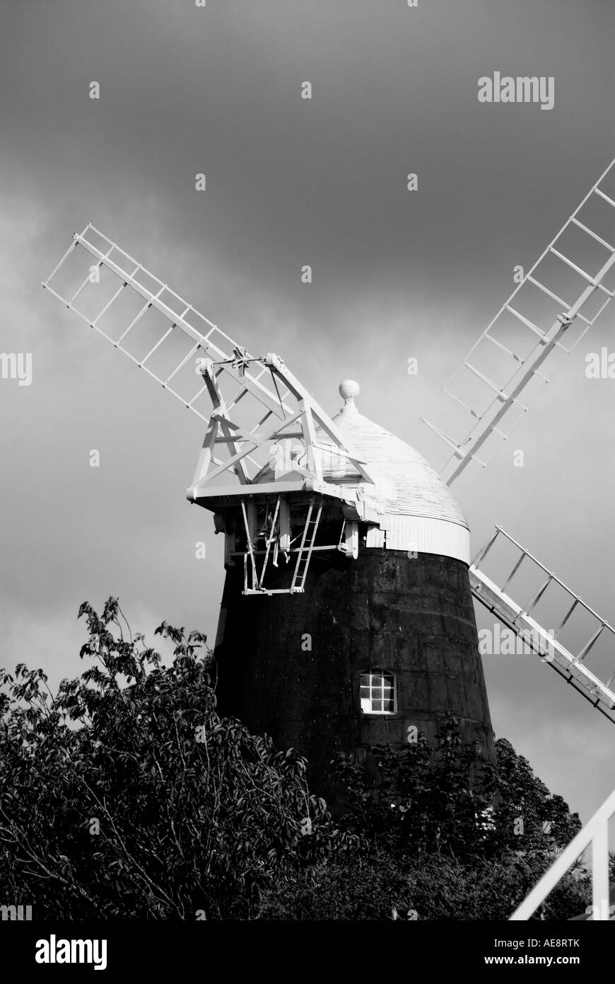 Jack Windmill, Clapton, on the South Downs, near Brighton Stock Photo ...