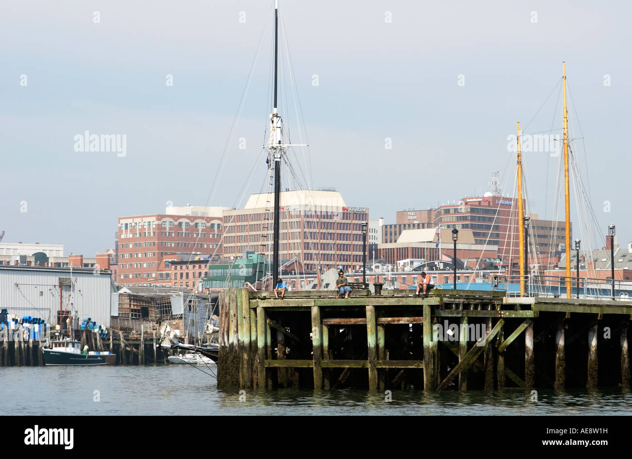 Portland maine boats waterfront hi-res stock photography and images - Alamy