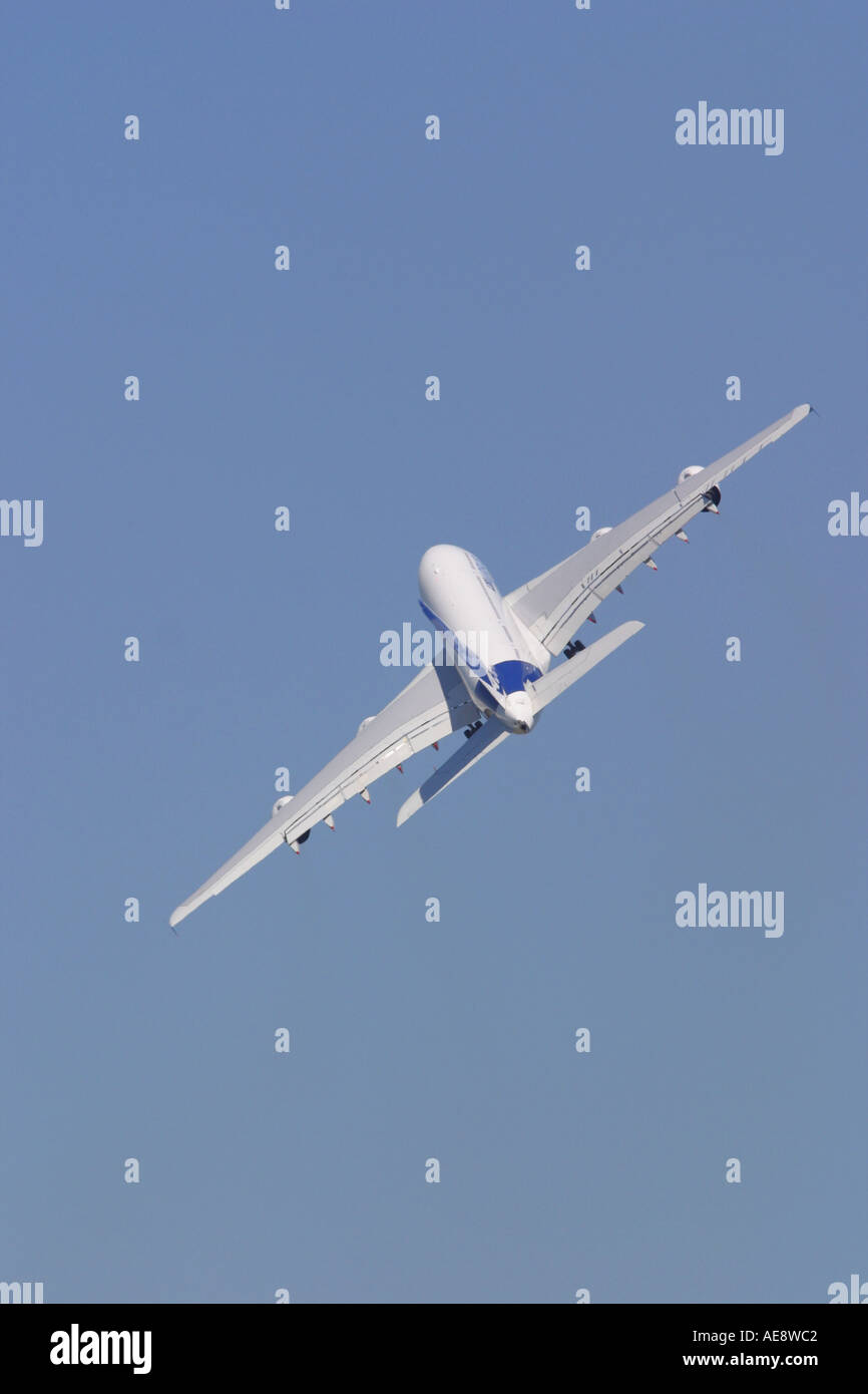 A380 Airbus A380 new large double decker airliner Stock Photo - Alamy