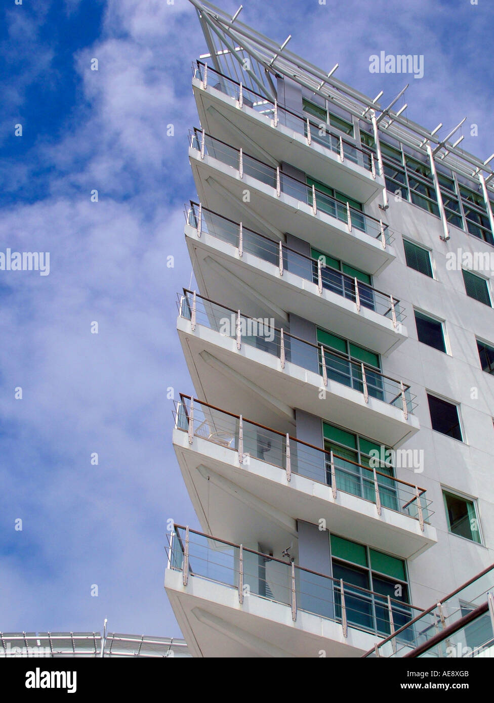 The Hilton Hotel Auckland Waterfront Waitemata New Zealand Stock Photo ...