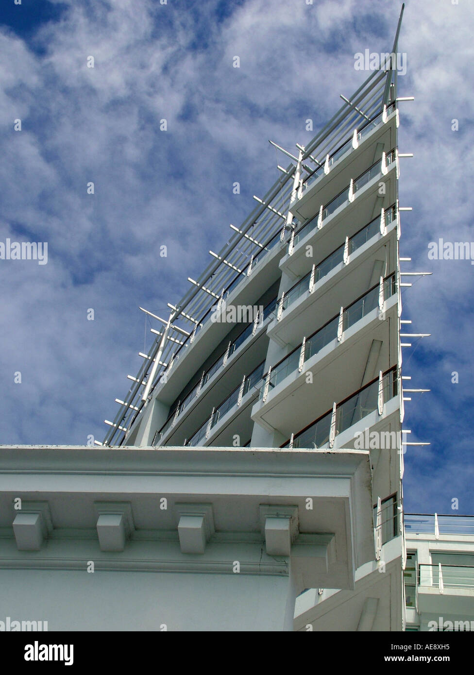 The Hilton Hotel Auckland Waterfront Waitemata New Zealand Stock Photo ...