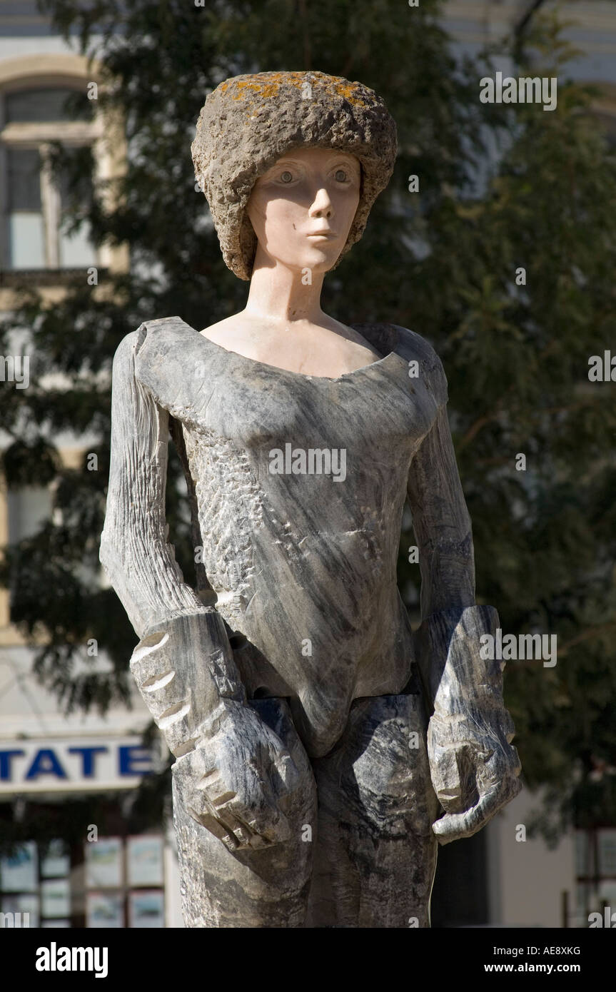 Statue Lagos Algarve Portugal Stock Photo - Alamy