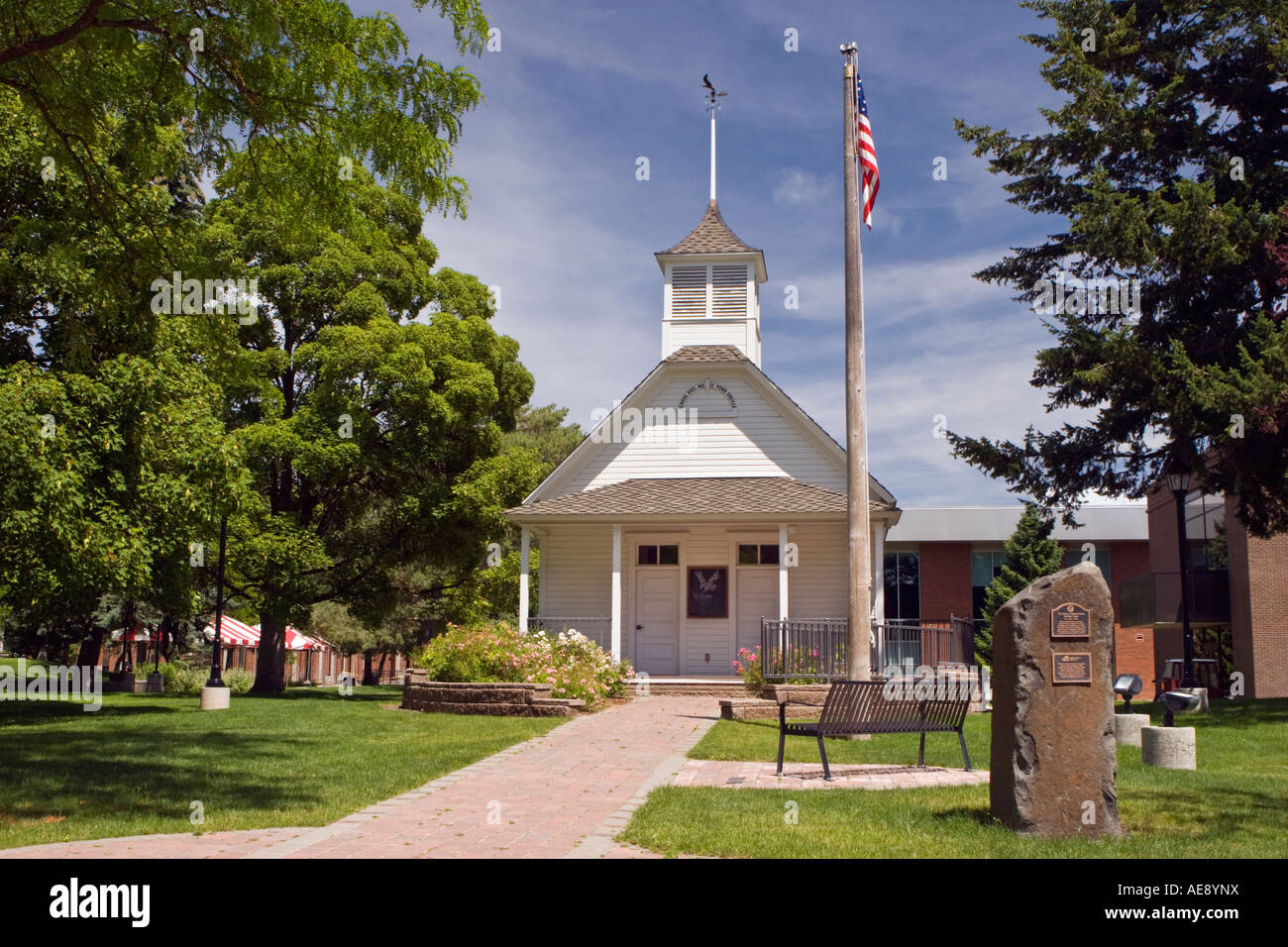 "Historic schoolhouse at Eastern Washington University Stock Photo - Alamy