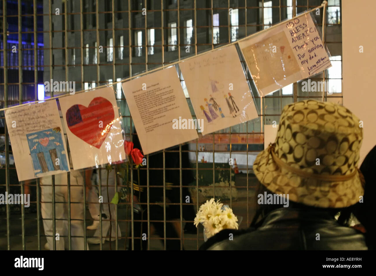 Here remembering 9/11 2006 Stock Photo - Alamy