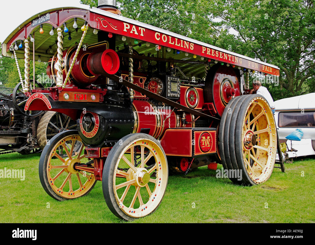 0046 Traction engine Kent Show Detling Kent England Stock Photo - Alamy