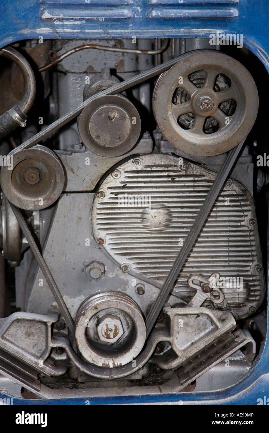 Leyland Fleetline Bus engine. Bus currently being restored at Wythall ...