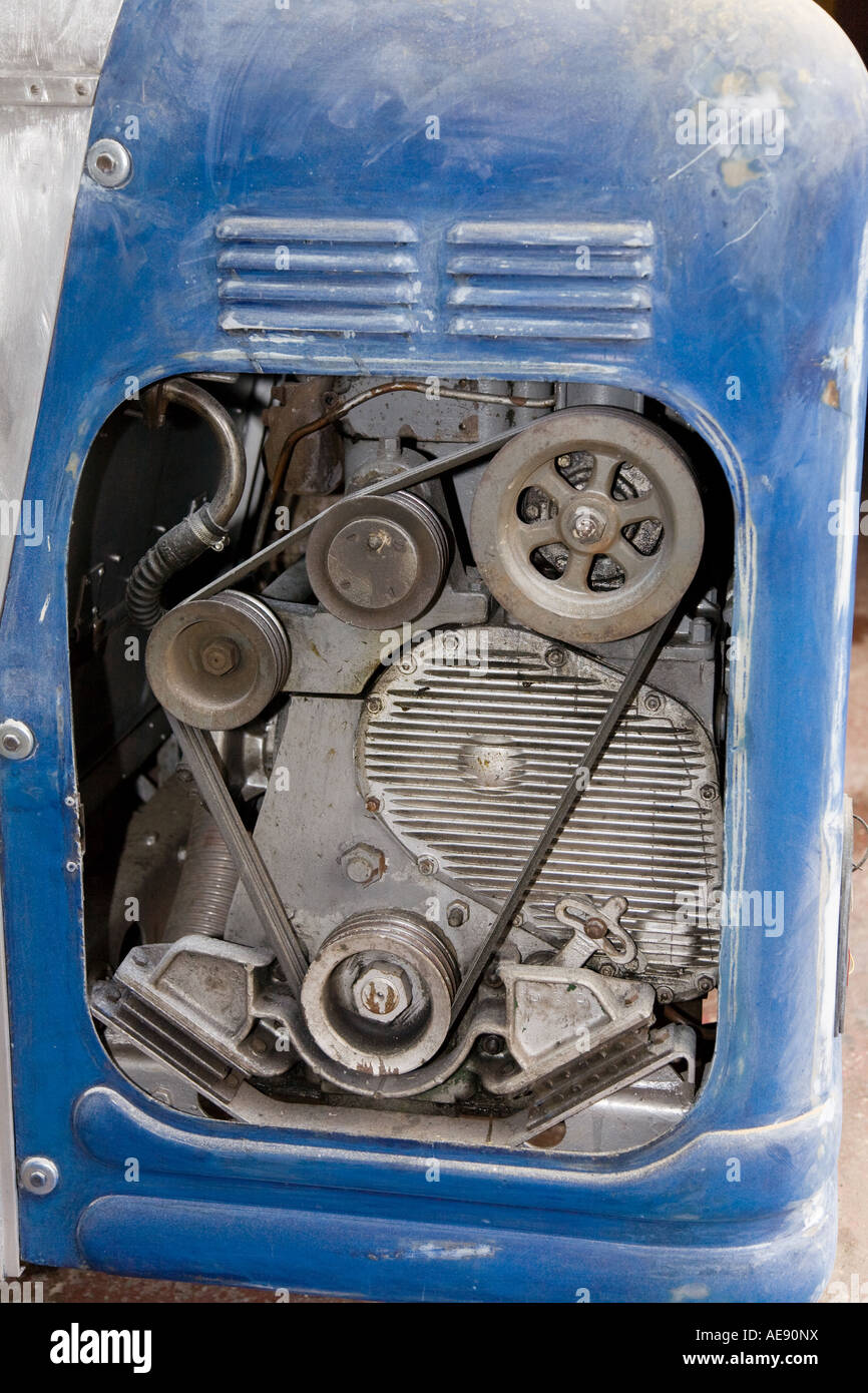 Leyland Fleetline Bus engine. Bus currently being restored at Wythall ...