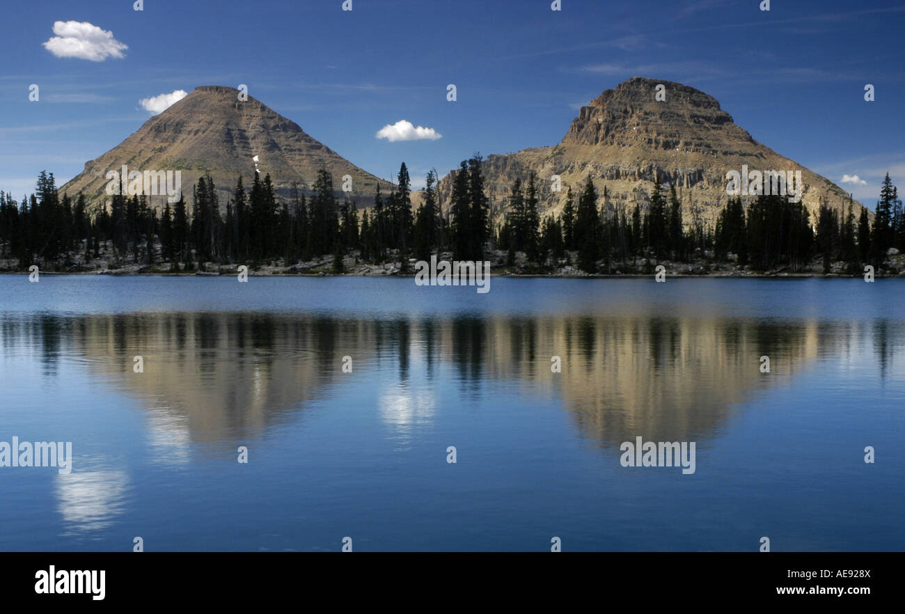 Kamas Lake in Utah's Uinta Mountains Stock Photo - Alamy