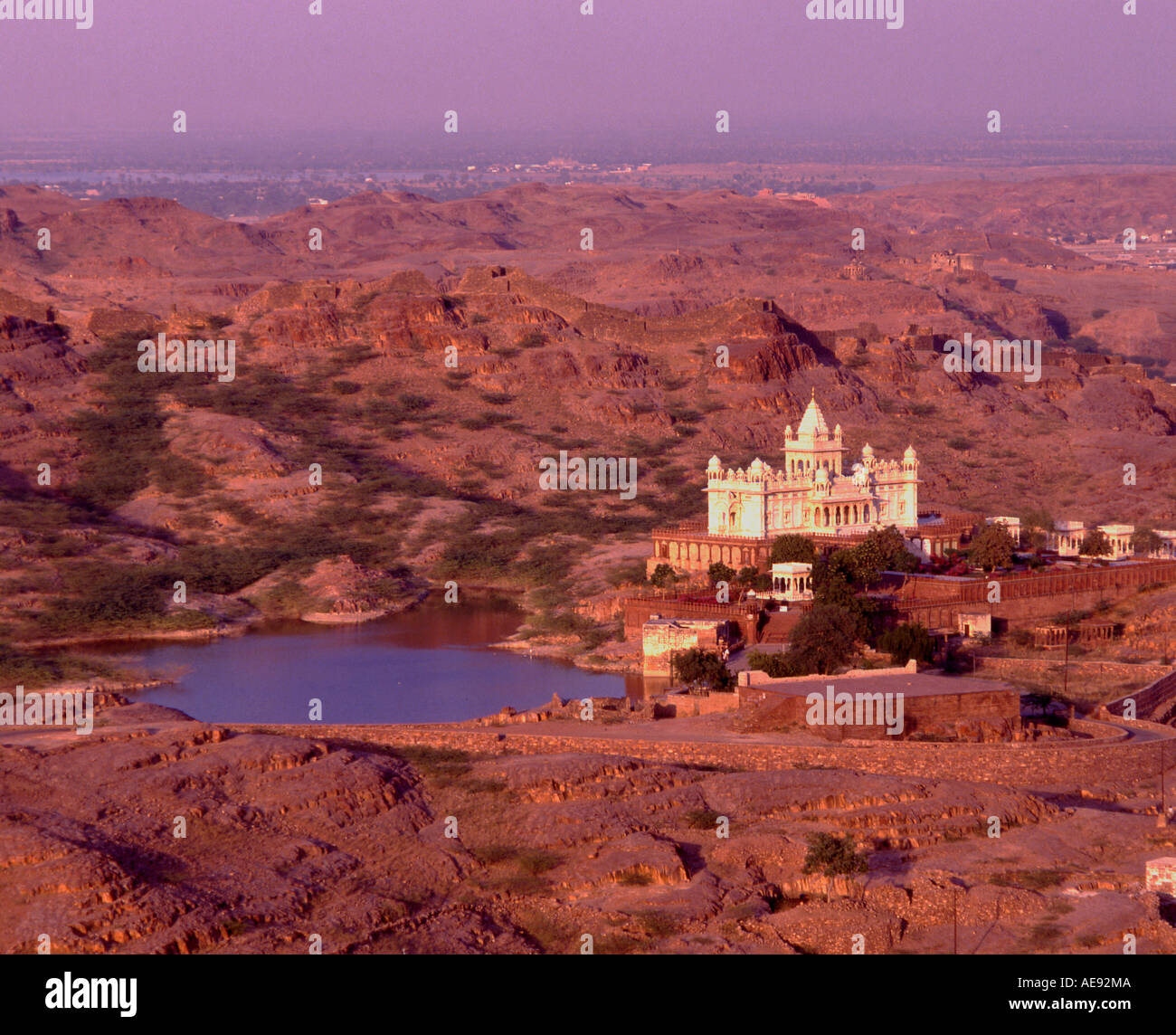 India Rajasthan Jodhpur Jaswant Thada cenothaph of Maharaja Jaswant ...