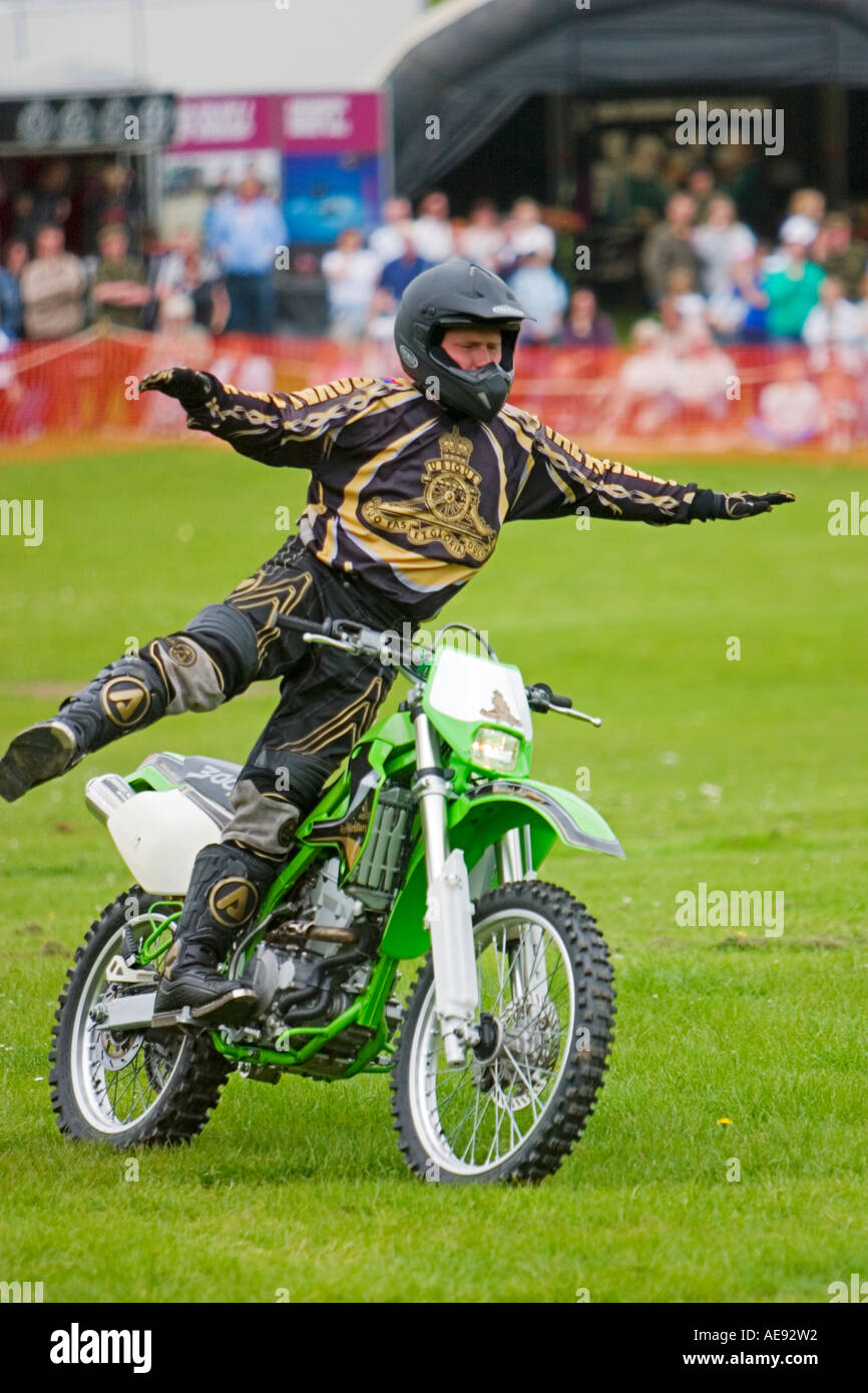 Single rider balancing on motorbike - The Royal Artillery Flying ...