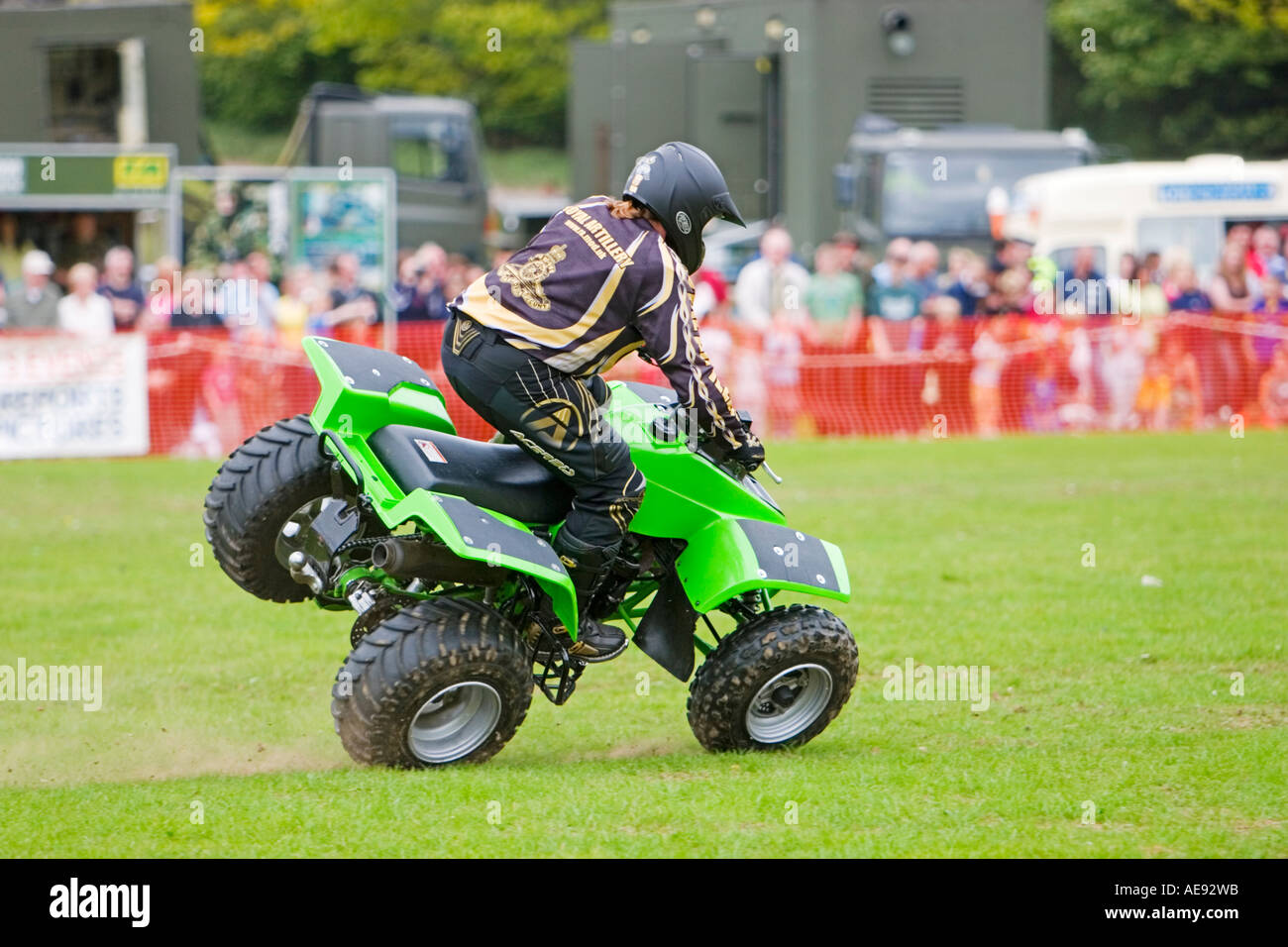 Single rider balancing on quad bike - The Royal Artillery Flying ...