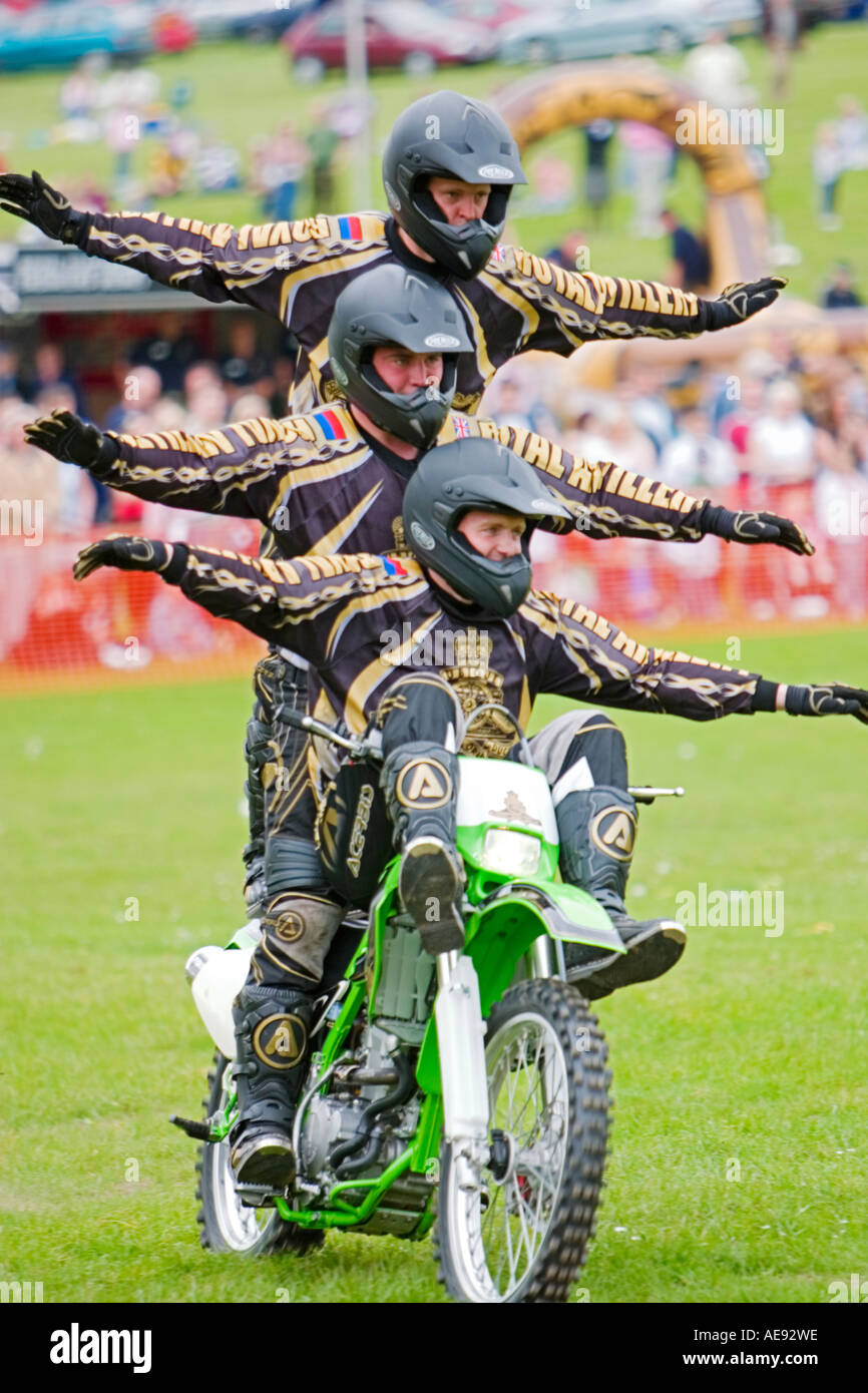 Royal artillery motorcycle display team hi-res stock photography and ...