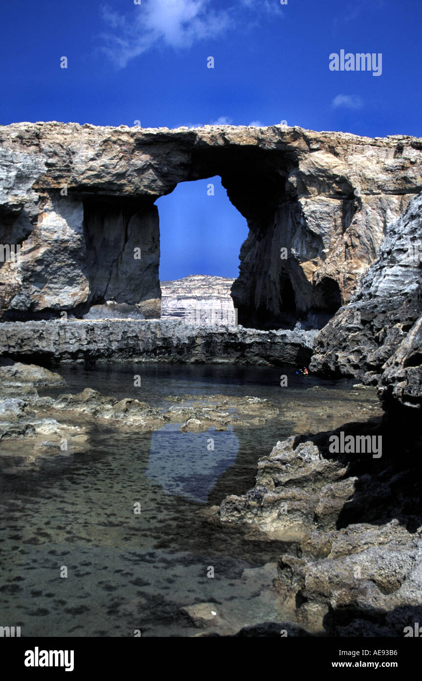 AZURE WINDOW GOZO Stock Photo - Alamy