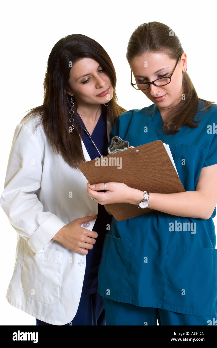 Medical co workers Stock Photo - Alamy