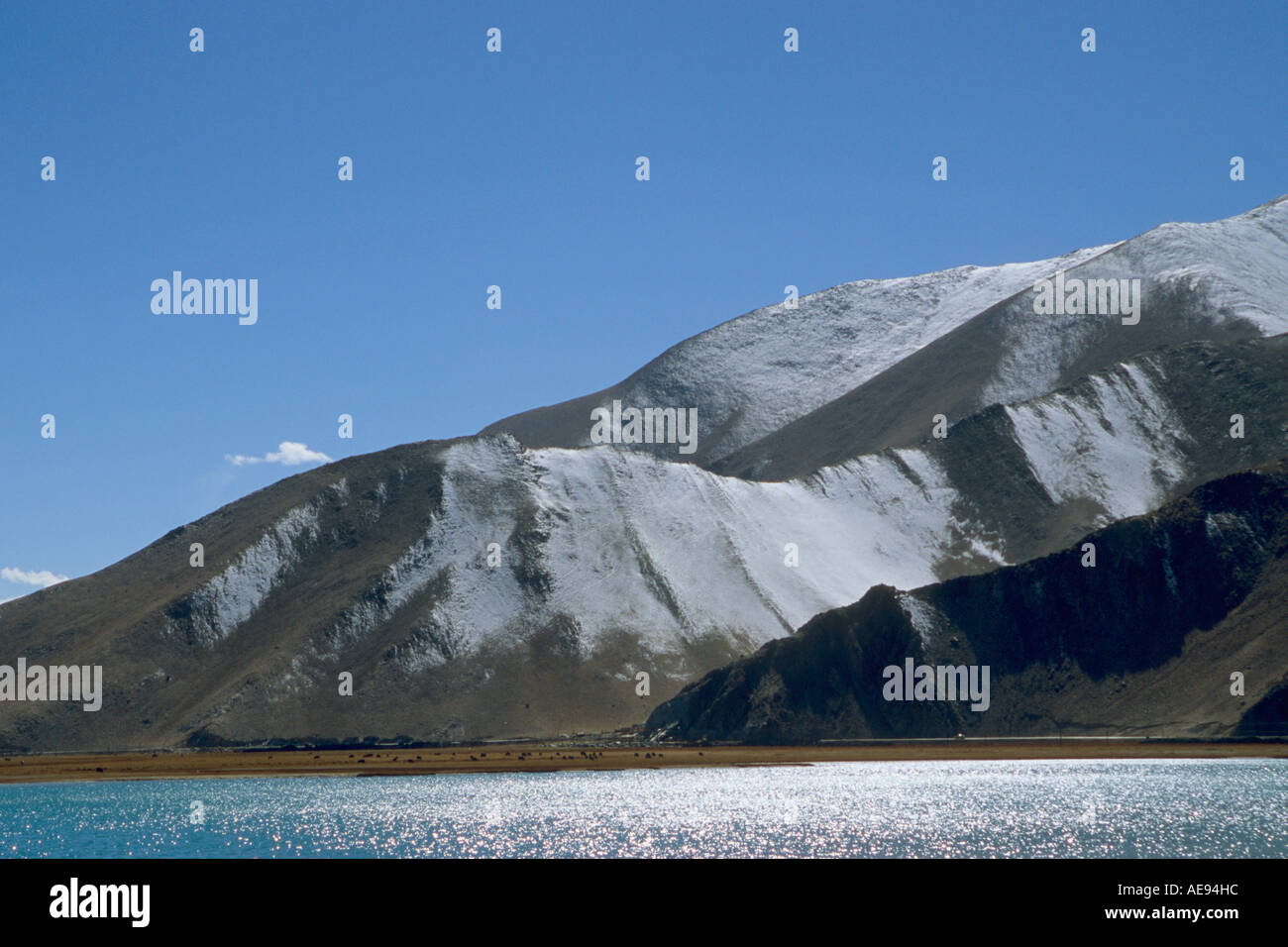 China Xinjiang Province Pamir Mountains Karakoram Highway Mt Muztagh ...