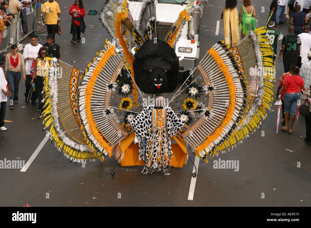 carribean parade costume Stock Photo - Alamy