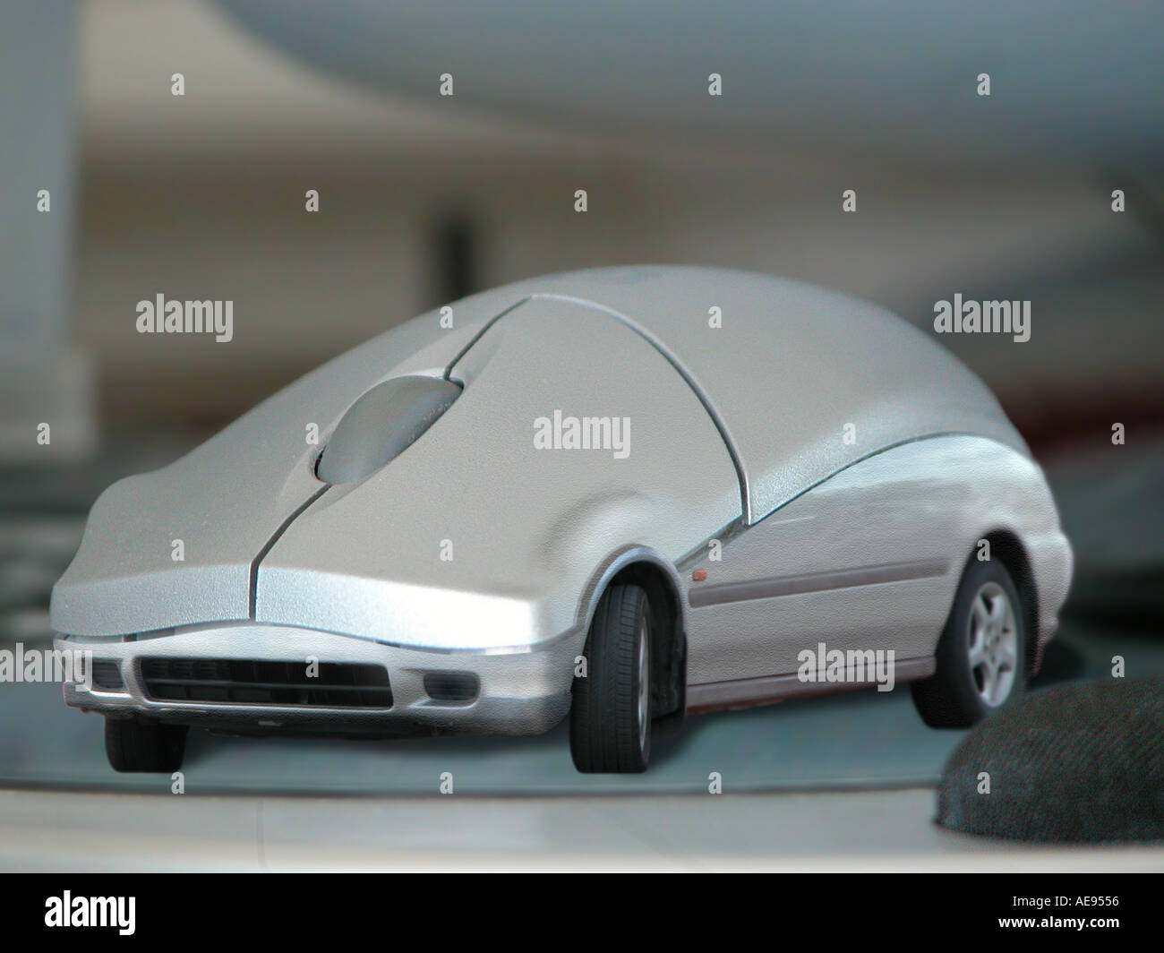 Computer imagination Mouse Car Stock Photo - Alamy