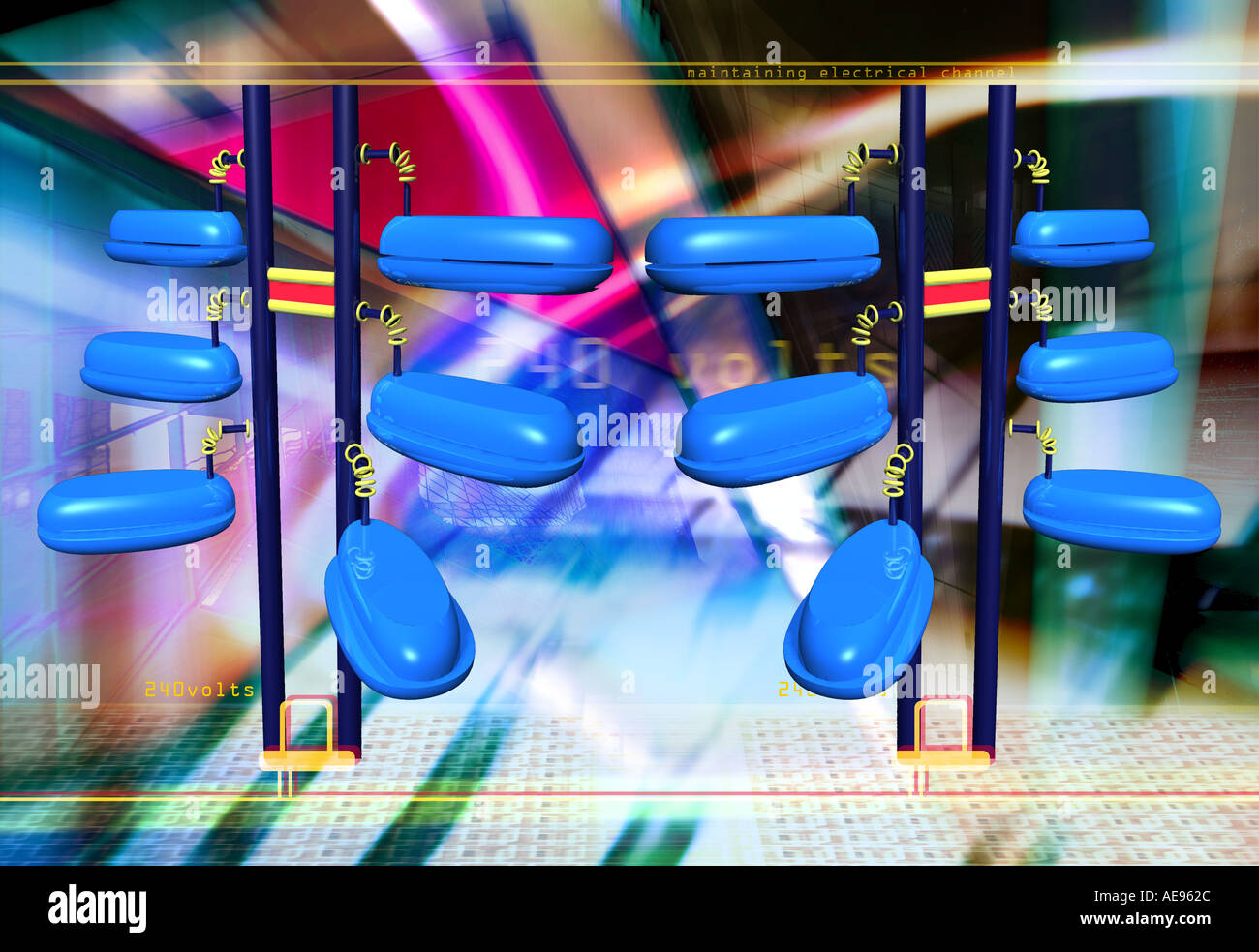 cgi abstract machine Stock Photo - Alamy