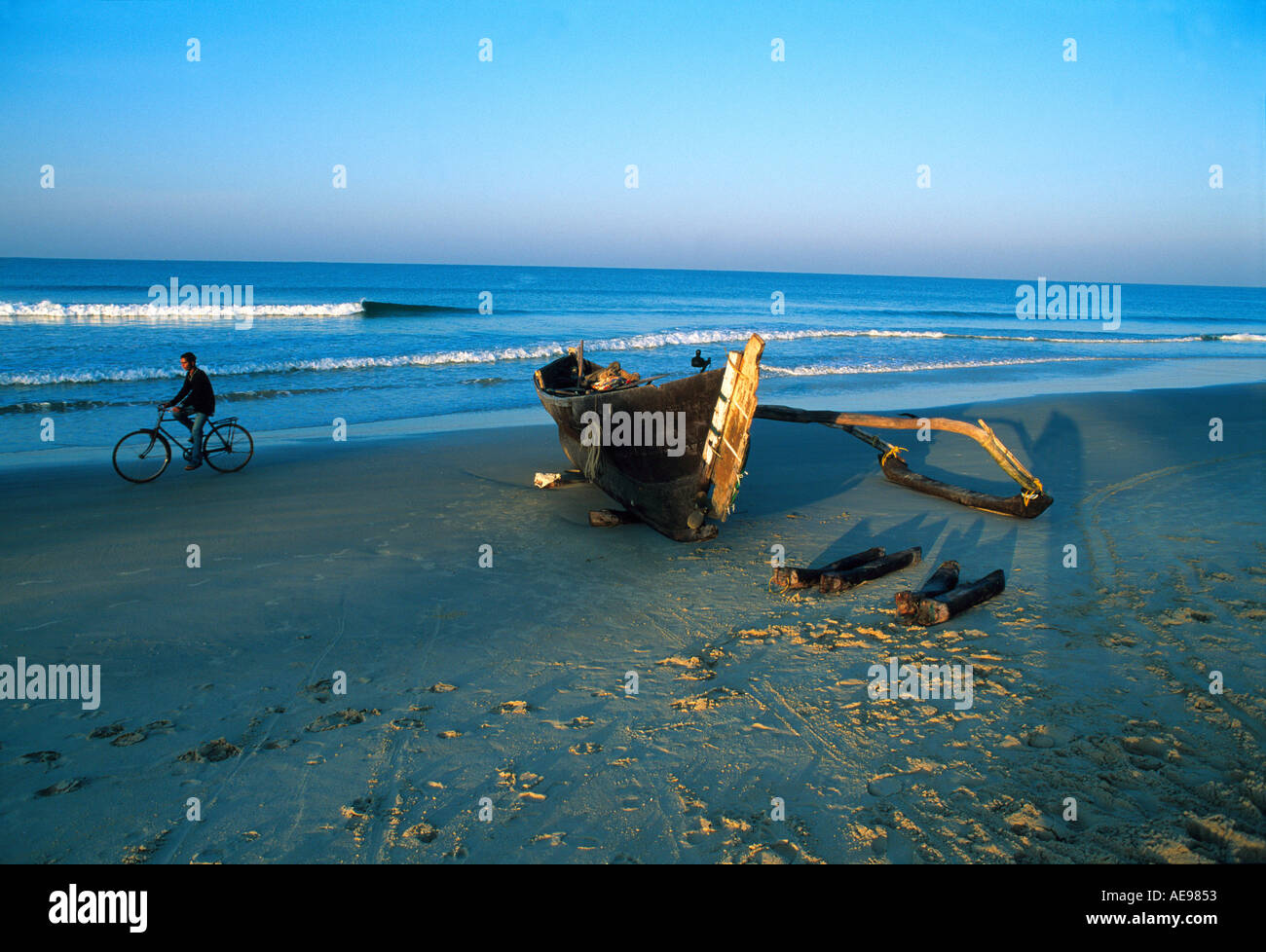 Beach Scene Goa India Stock Photo - Alamy
