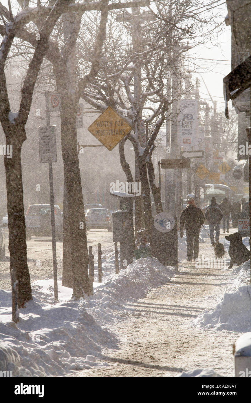 Toronto snowstorm hi-res stock photography and images - Alamy