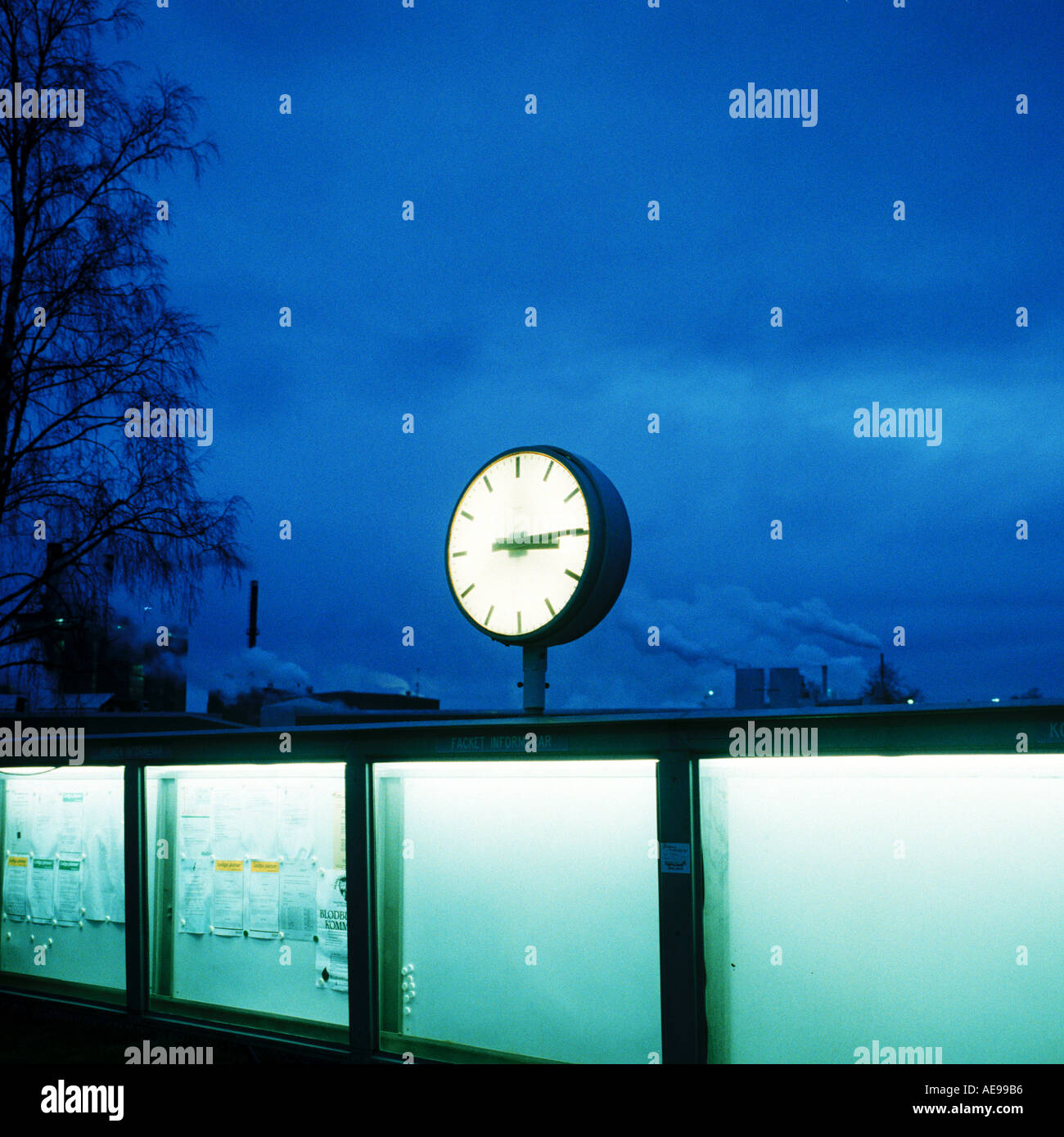 An outdoor clock Stock Photo - Alamy