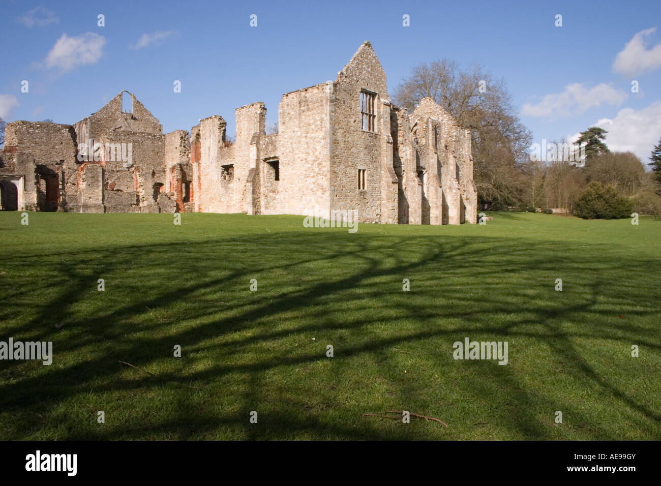 Netley Abbey , Solent , Hampshire , England Stock Photo - Alamy