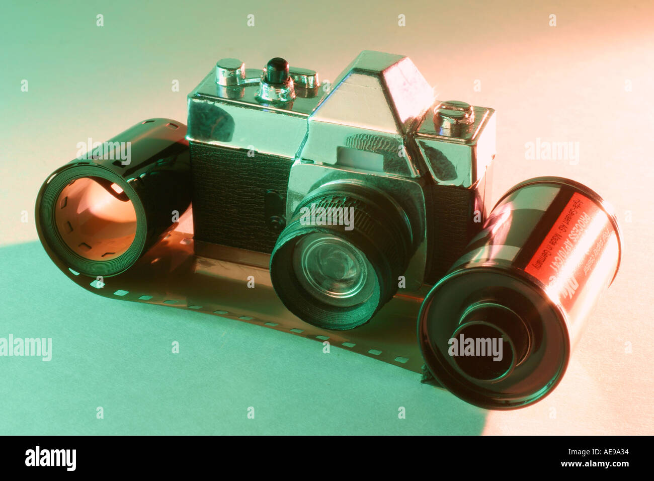 Toy Camera and Film Stock Photo - Alamy