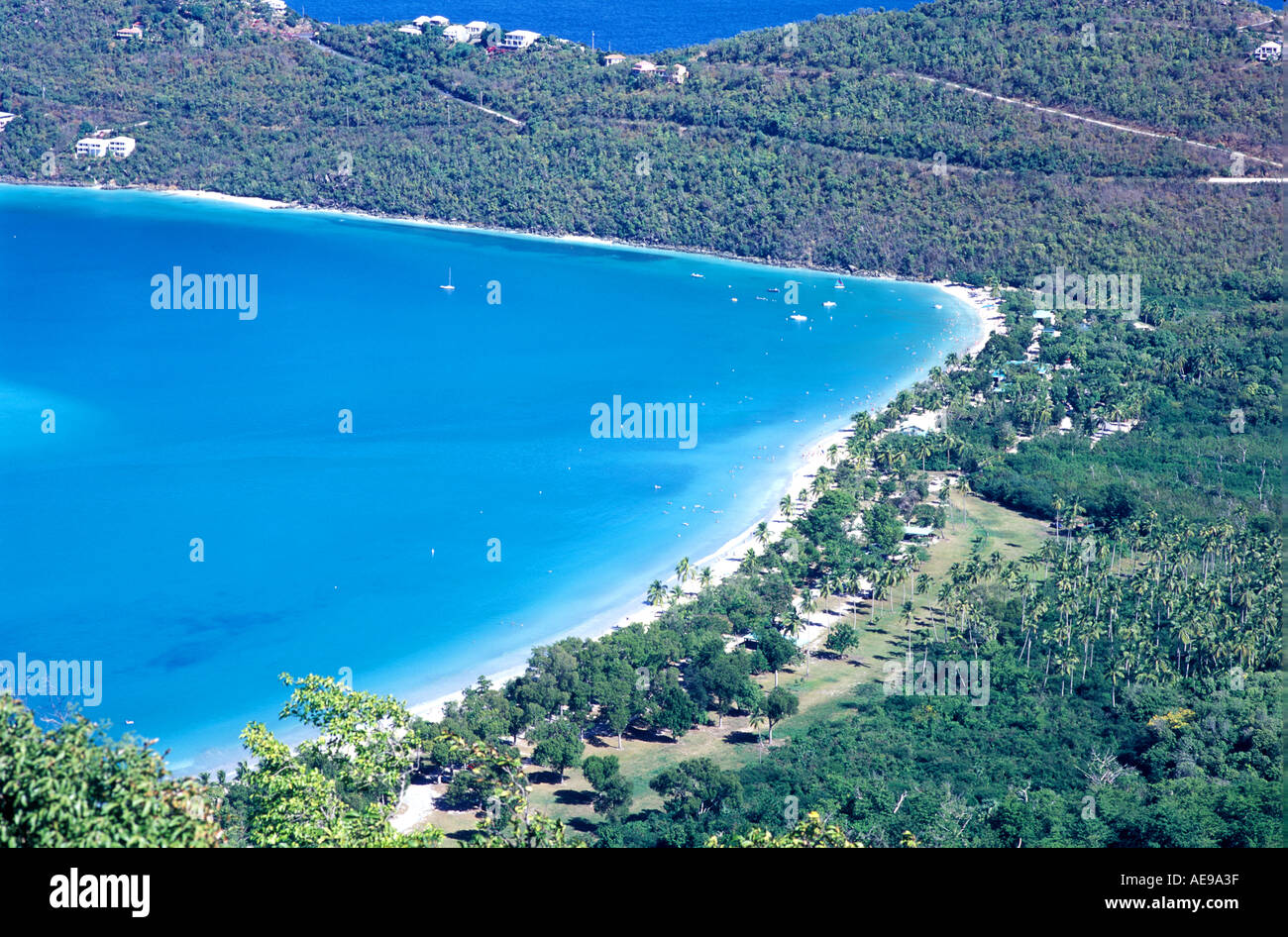 COASTAL VIEW IN ST THOMAS US VIRGIN ISLANDS Stock Photo - Alamy