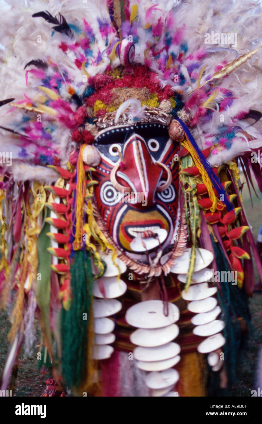 masked dancer at the madang mask festival papua new guinea Stock Photo ...