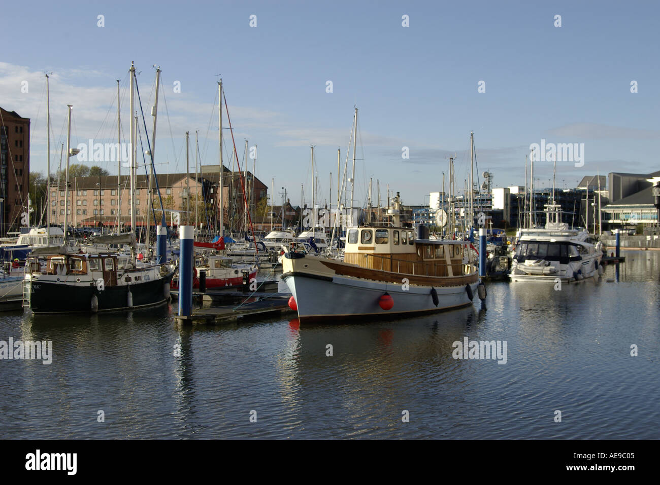 Hull Marina East Yorkshire Stock Photo - Alamy