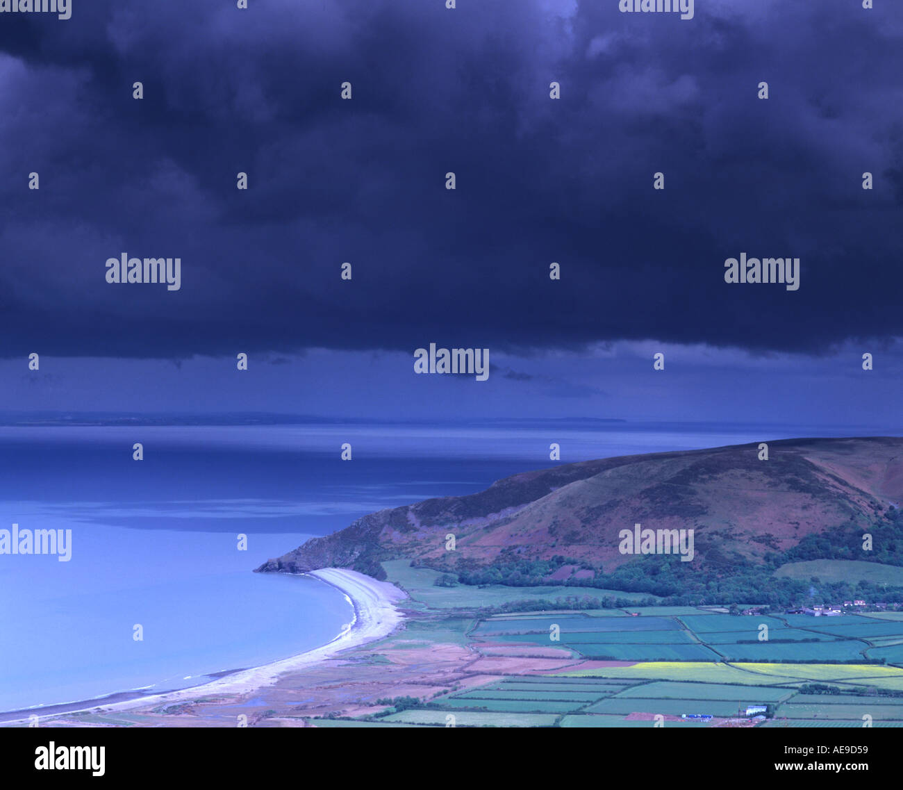 Porlock bay storm hi-res stock photography and images - Alamy